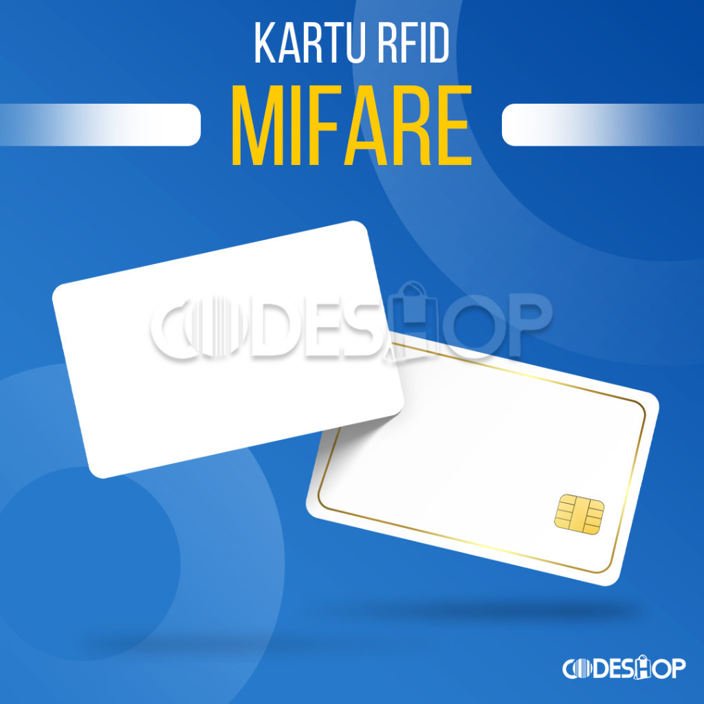 Jual Kartu RFID MIFARE 13.56 MHz Blank Card PVC Polos RECOMENDED ...