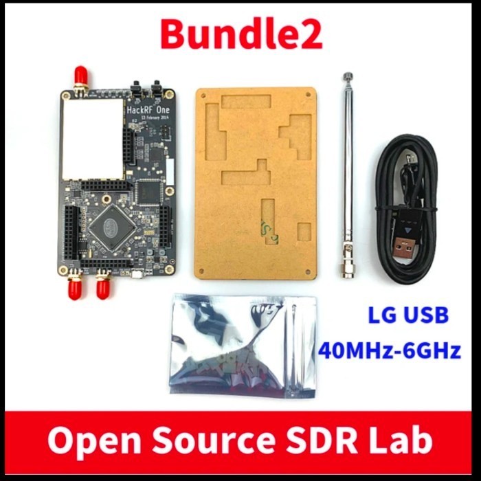 Jual HackRF One SDR Radio Analyzer 1MHz 6GHz with Power Amplifier | Shopee Indonesia