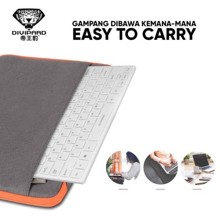 Jual Keyboard Usb Mini Standar Divipard Choco For Pc Laptop Android ...