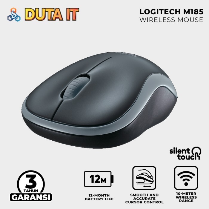Jual Logitech M185 / M 185 Wireless Mouse | Shopee Indonesia