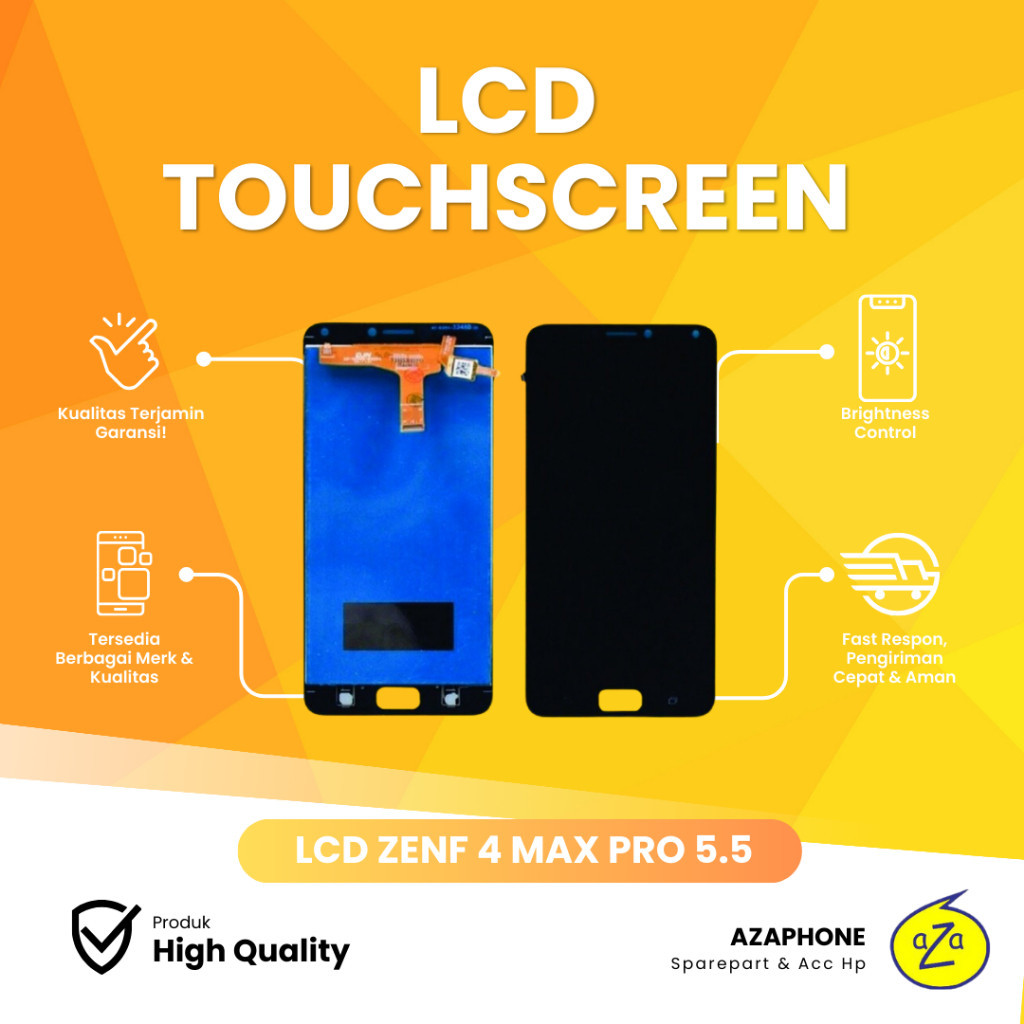 Jual Lcd Asus Zenfone 4 Max Pro 5.5 / ZC554KL Hitam Fullset ...