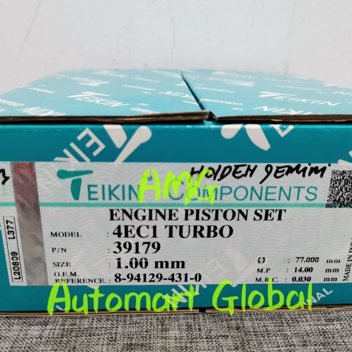 Jual Baru Asli Piston Holden Gemini 4Ec1 Turbo Set 4Pc Merk Teikin Ori New | Shopee Indonesia
