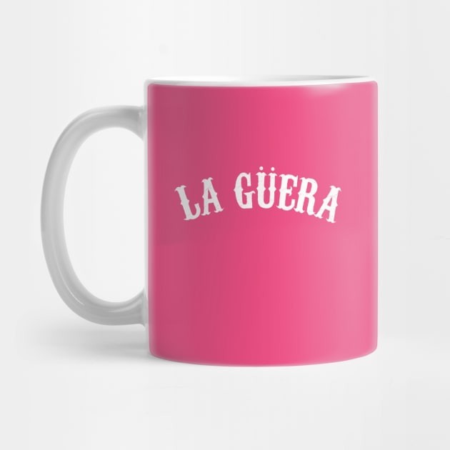 Jual La guera pirang Mug Kopi desain putih La guera blondie White ...