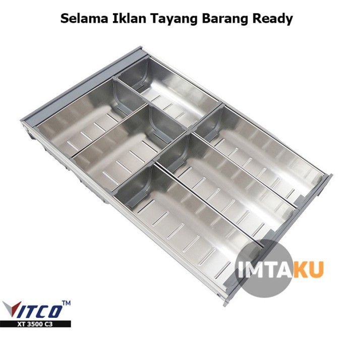 Jual Rak Sendok Stainless Kitchen Set Vitco Xt 3500 C3 Kabinet 45 Cm ...