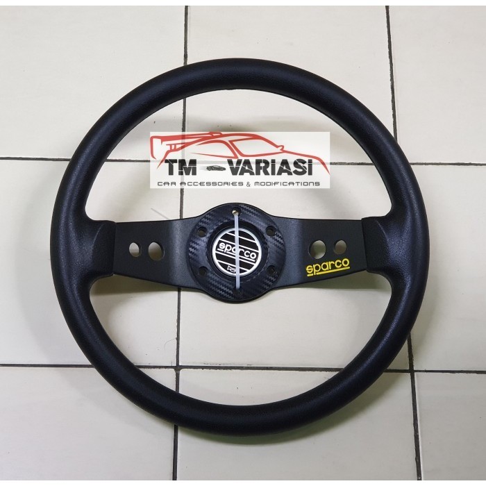 Jual Baru Asli Stir Racing Import 13 Inchi 2 Palang Besi Spc Tengah ...