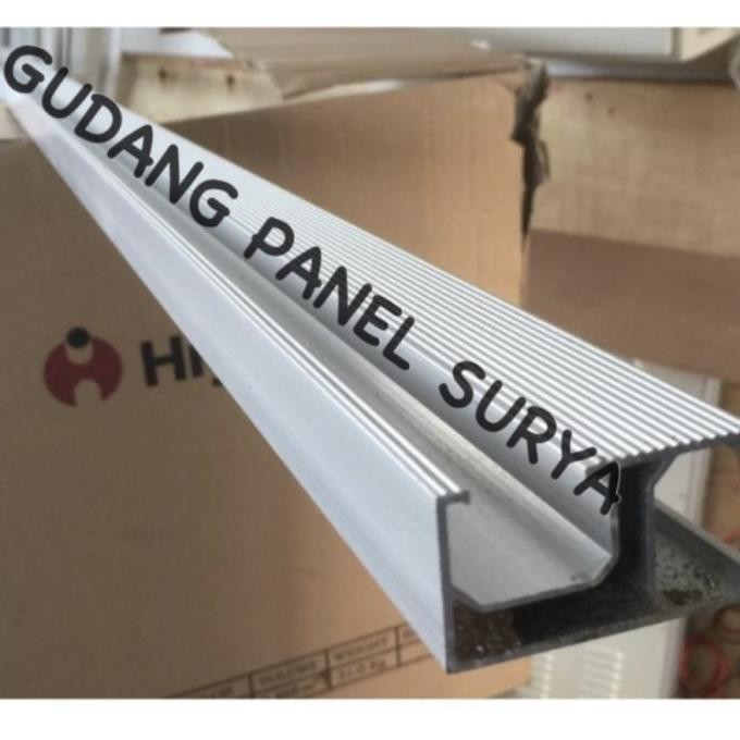 Jual Mounting Bracket Panel Surya / Solar Panel Rail - Aluminium Rail 2 ...