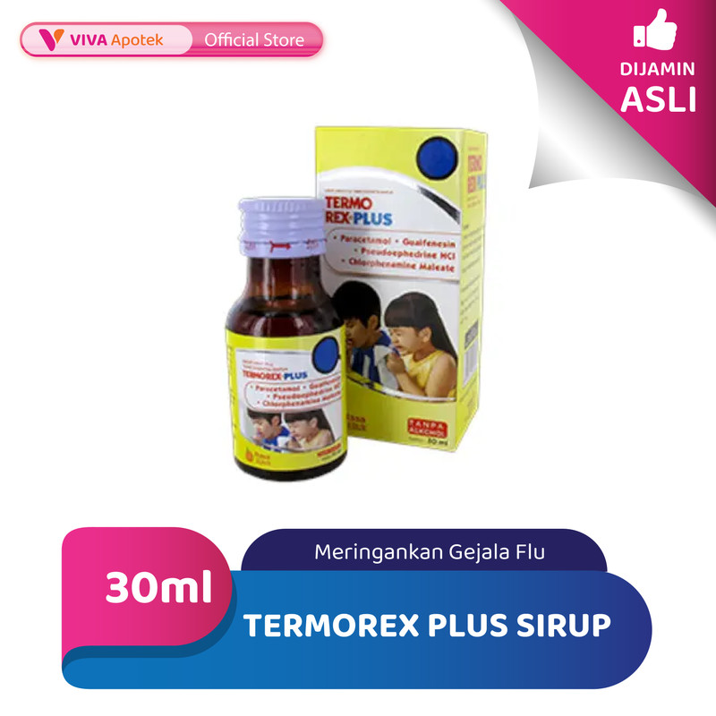 Jual Termorex Plus Sirup untuk Meringankan Gejala Flu (30 ml) | Shopee ...