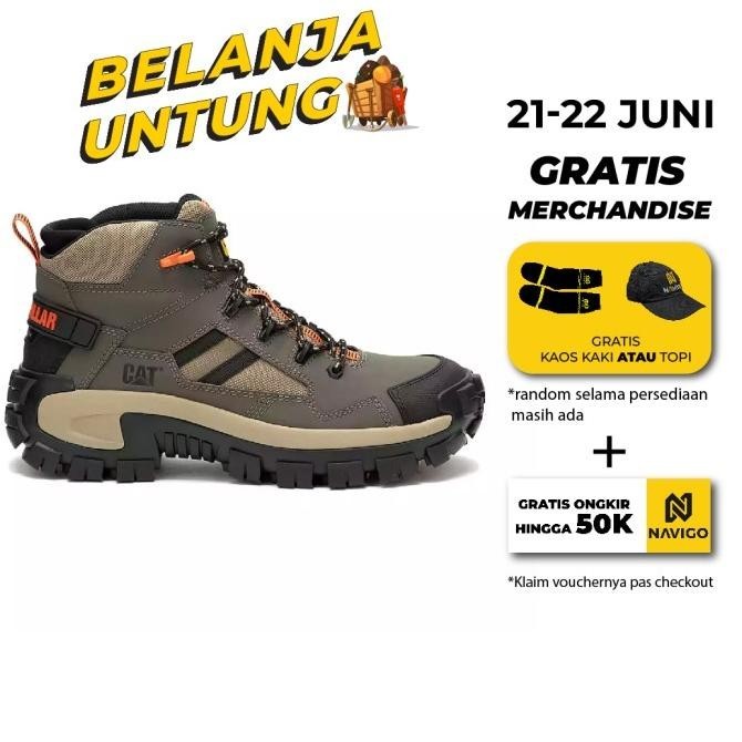 Jual Safety Shoes Caterpillar Invader Mid Vent Ct Original Navigo Store !! Ready | Shopee Indonesia