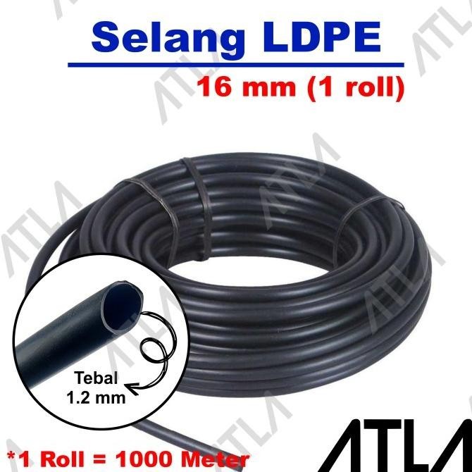 Jual Selang Pe 16 Mm Tebal 1.2 Roll Sistem Irigasi Tetes Ldpe 16Mm ...