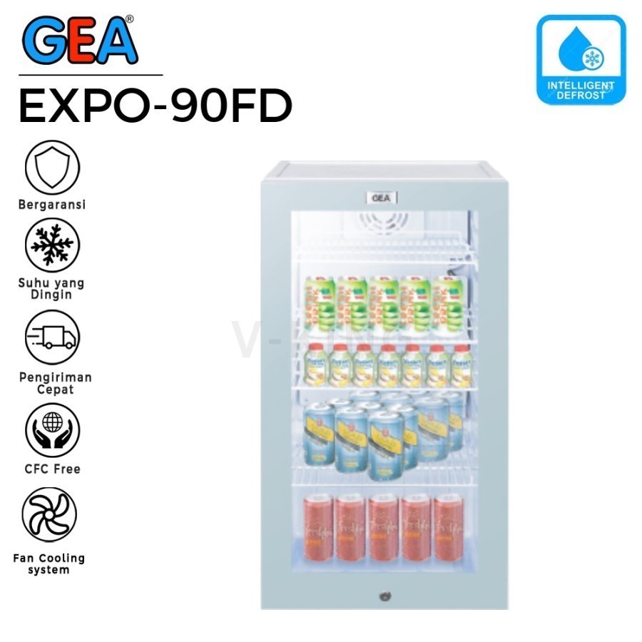Jual Showcase Pendingin Mini GEA EXPO 90FD / EXPO 90 FD 92 Liter ...