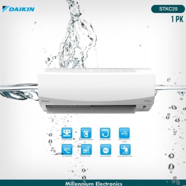 Jual Ac Daikin Inverter Star 1 PK STKC 25TV stkc25tv 25 tv | Shopee ...
