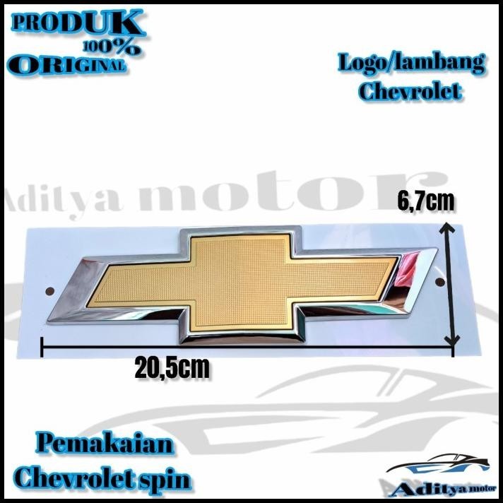 Jual BEST DEAL LOGO CHEVROLET SPIN ORIGINAL EMBLEM CHEVROLET SPIN ...
