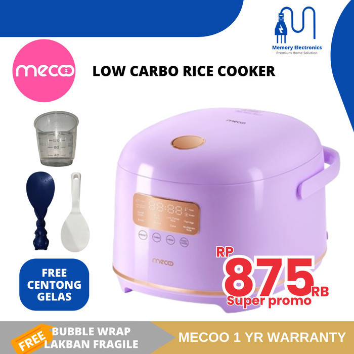 Jual Mecoo Rice cooker Low Sugar Low Carbo Low Watt Mewah Elegan ...