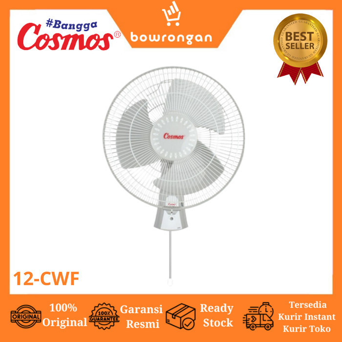 Jual Cosmos Kipas Angin Tembok Wall Fan 12 Inch 12-Cwf 12Cwf 12 Cwf | Shopee Indonesia