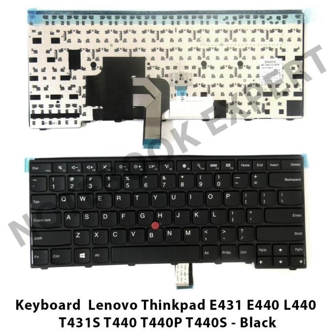 Jual Keyboard Lenovo Thinkpad E431 E440 L440 T431S T440 T440P Black ...
