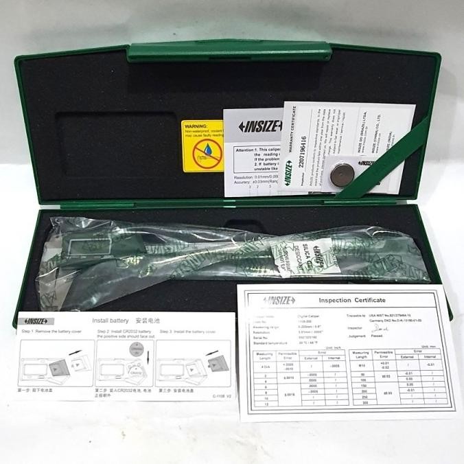 Jual Insize 1108-200 Sigmat Digital 8 Inch 200 Mm / Jangka Sorong ...