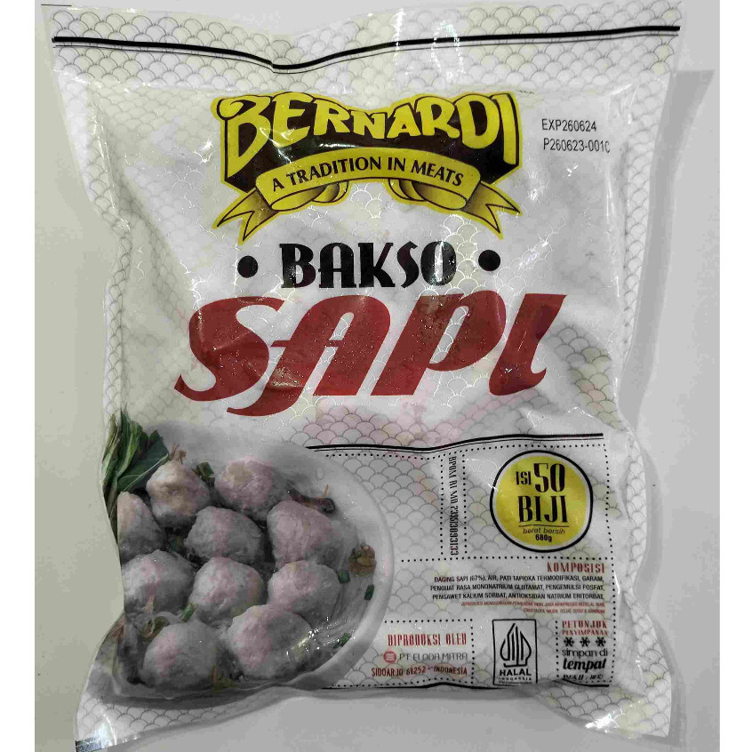 Jual BERNARDI BAKSO SAPI KECIL (50 Pcs/360 Gram) | Shopee Indonesia