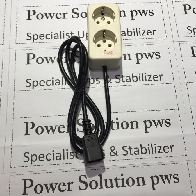 Jual Jek Konverter pdu kabel colokan iec 320 C14 stop kontak arde ups ...