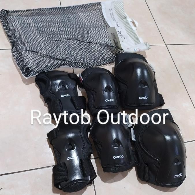 Jual Pelindung Lutut Tangan Anak 3 Set Protector Inline Skate Oxelo ...