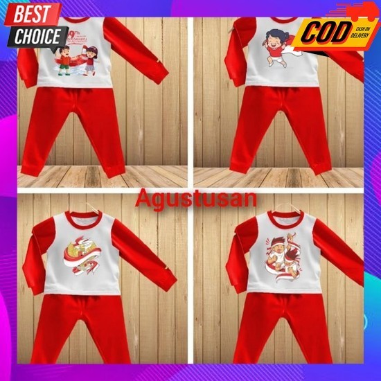 Jual Setcel Kemerdekaan Cewek Cowok One Set Kids Hut Ri 79 Stlan Viral ...
