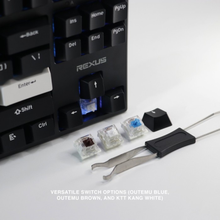 Jual Rexus Daiva D87 Tkl Wireless 3In1 Connection D-87 Gaming Keyboard ...