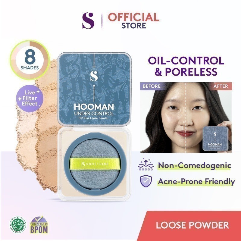 Jual SOMETHINC Hooman Under Control HD Blur Loose Powder - Bedak Tabur ...