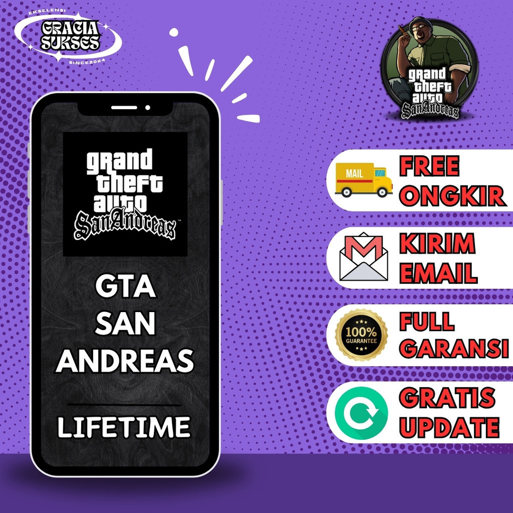Jual Grand Theft Auto San-Andreas Android Lifetime Bergaransi Selamanya ...