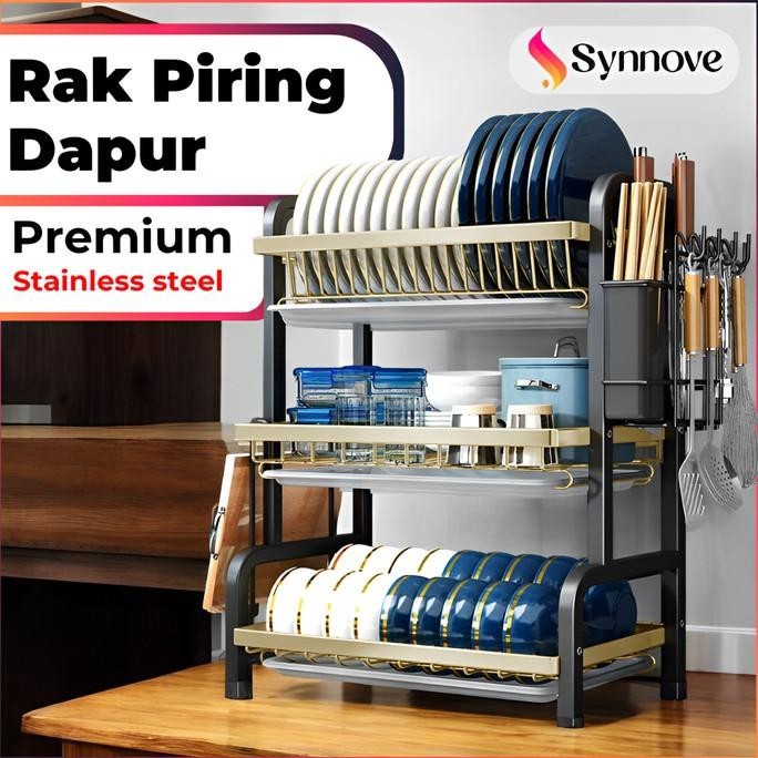 Jual RAK PIRING WASTAFEL STAINLESS STEEL RAK CUCI PIRING DAPUR RAK ...