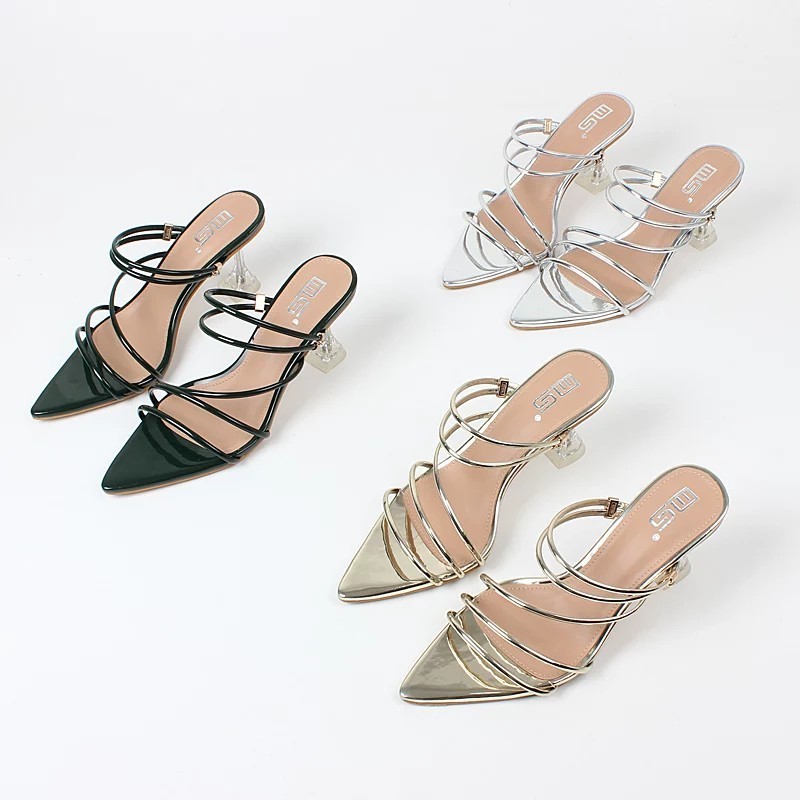 Jual Heels Wanita Heals Sandal Ibuibu Haighils Cewek Kondangan Hels ...