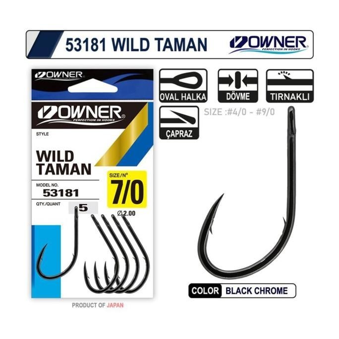 Jual Pancing Owner Wild Taman 53181 Hook Kail Kuat Made in Japan | Shopee Indonesia