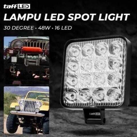 Jual lampu led 16titik input 12-48V led flood lampu sorot led 12v mobil ...