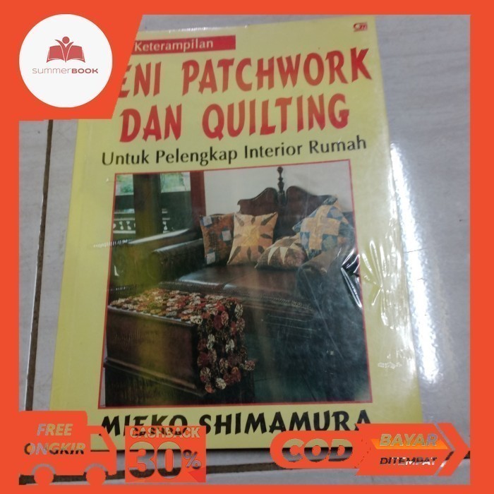 Jual SERI KETERAMPILAN SENI PATCHWORK DAN QUILTING-MIEKO SHIMAMURA-F4 ...