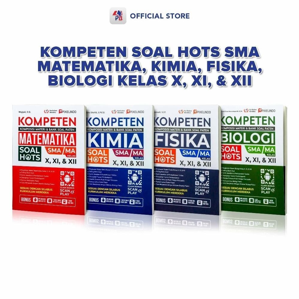 Jual Super Murah Buku Sekolah / Bank Soal Penunjang Pelajaran Sma / Kompeten Fisika Biologi ...