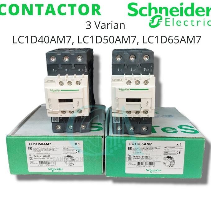 Jual Contactor Schneider Kontaktor LC1D50AM7 220V LC1D50A ORIGINAL ...