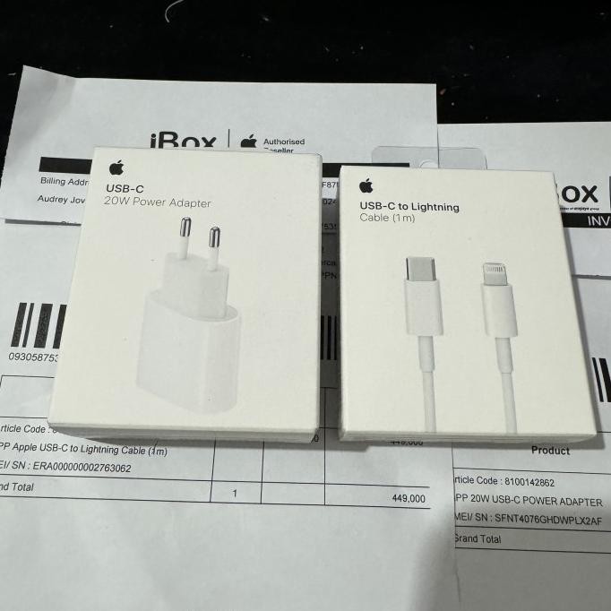 Jual CHARGER + CABLE IPHONE ORIGINAL IBOX ORI CASAN KABEL ADAPTOR USB ...