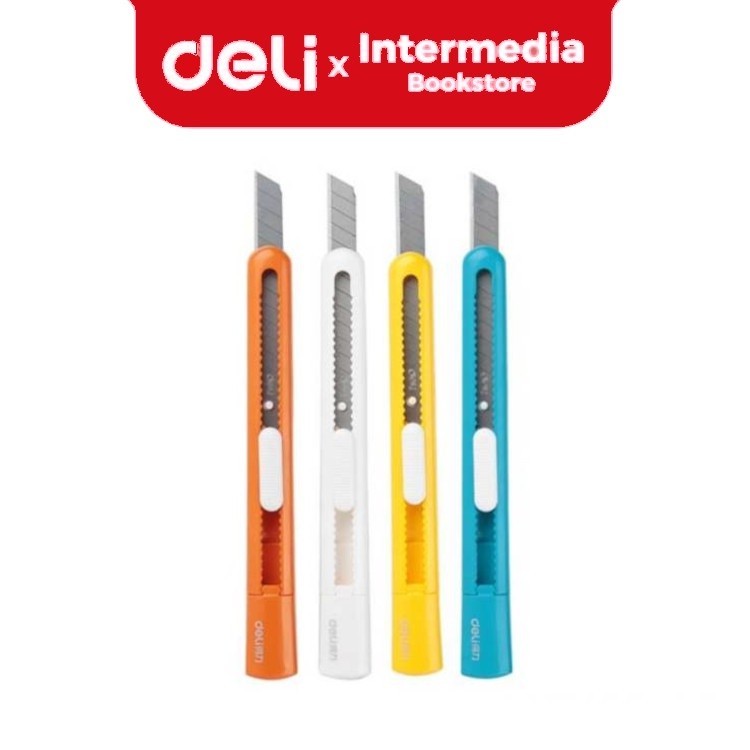 Jual Deli Cutter E2025 dengan pisau baja SK5 memudahkan untuk memotong ...