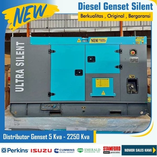 Jual Harga Genset 20 Kva - PERKINS Jual Genset Silent | Shopee Indonesia