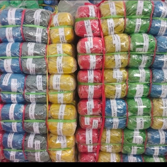 Jual Tali Rafia Roll Warna 1Pcs Murah Eceran 2000 Tali Plastik Tali ...