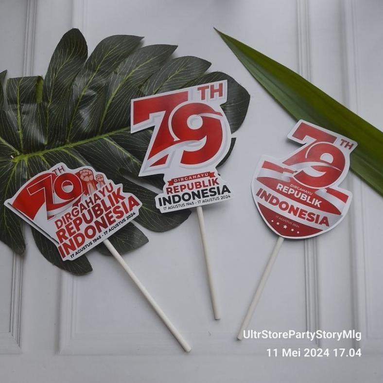 Jual TERMURAH Aneka Topper Tumpeng Agustusan Eceran BIG SALE | Shopee ...