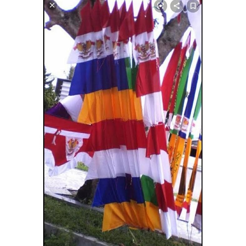 Jual TERLARIS bendera umbul umbul LENGKAP 10mata 8mata 6mata warna dan ...