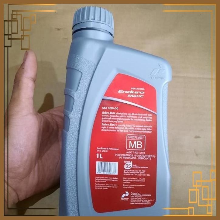 Jual [APM] OLI OIL PELUMAS MESIN PERTAMINA ENDURO MATIC HIJAU 10W 30 1L ...