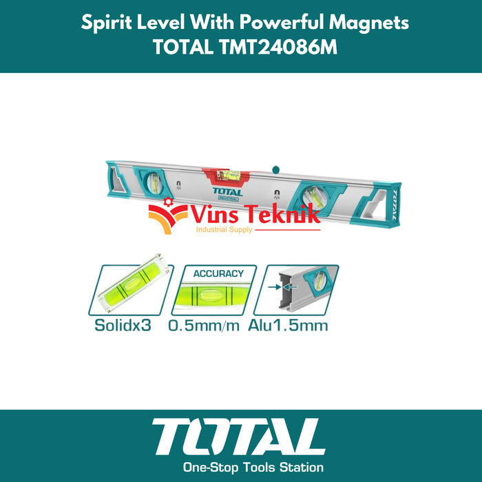 Jual Produk Waterpass Spirit Level Wiht Powerful Magnets 40CM TOTAL ...