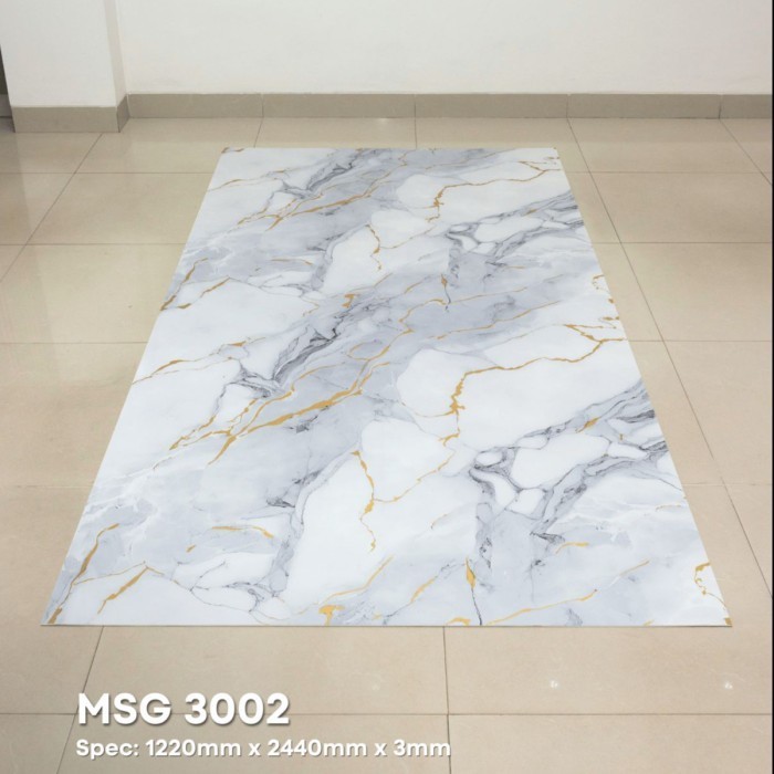 Jual Pvc Marmer 1220 x 2440 x 3mm / PVC UV MARBLE SHEET | Shopee Indonesia
