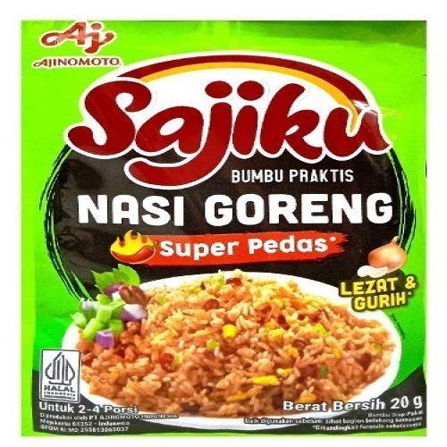 Jual S18661 PENYEDAP RASA SAJIKU 20GR NASI GORENG PEDAS MAJU BERSAMA ...