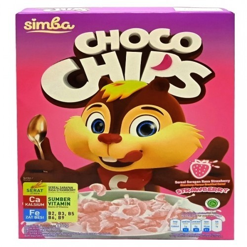 Jual S67023 SIMBA CHOCO CHIPS STRAWBERRY SEREAL 150GR BOX MAJU BERSAMA ...
