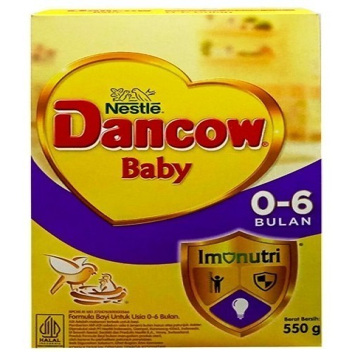Jual S03415 SUSU BUBUK DANCOW BABY 0-6 BULAN 550GR BOX MAJU BERSAMA ...