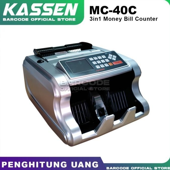 Jual MESIN PENGHITUNG UANG KASSEN MC-40C MONEY BILL COUNTER MC40C ( 3in1 ) | Shopee Indonesia