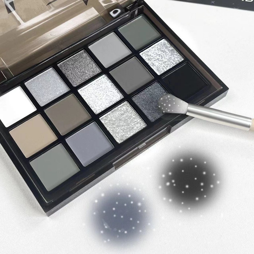 Jual 15Warna Dark Night Knight Eye Shadow Piring Warna Berasap Makeup ...