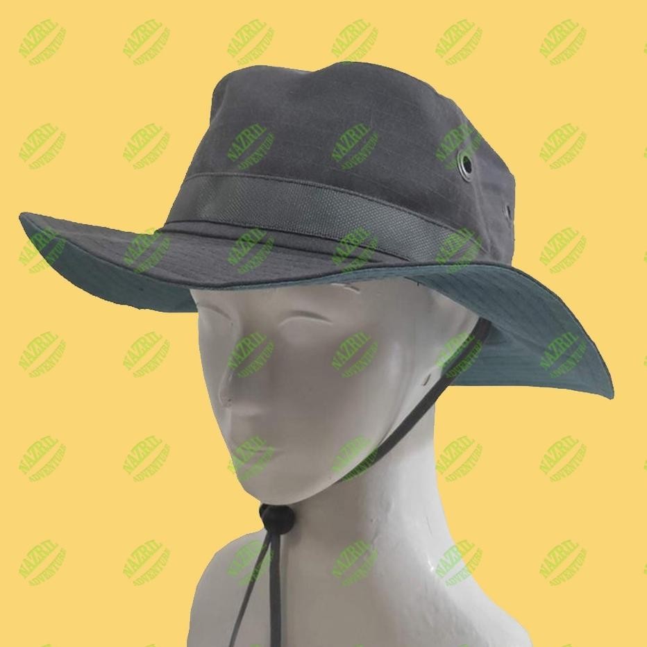 Jual topi rimba topi gunung topi pantai bahan ripstop topi pancing ...