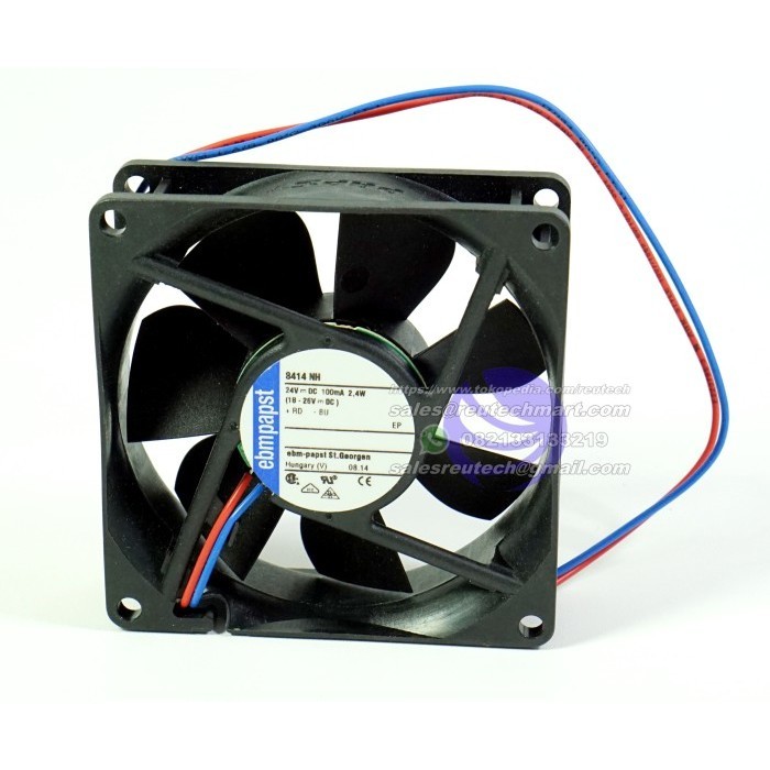 Jual EBM PAPST 8414 NH Fan EBM 8414NH 80x80x25mm 24Vdc | Shopee Indonesia